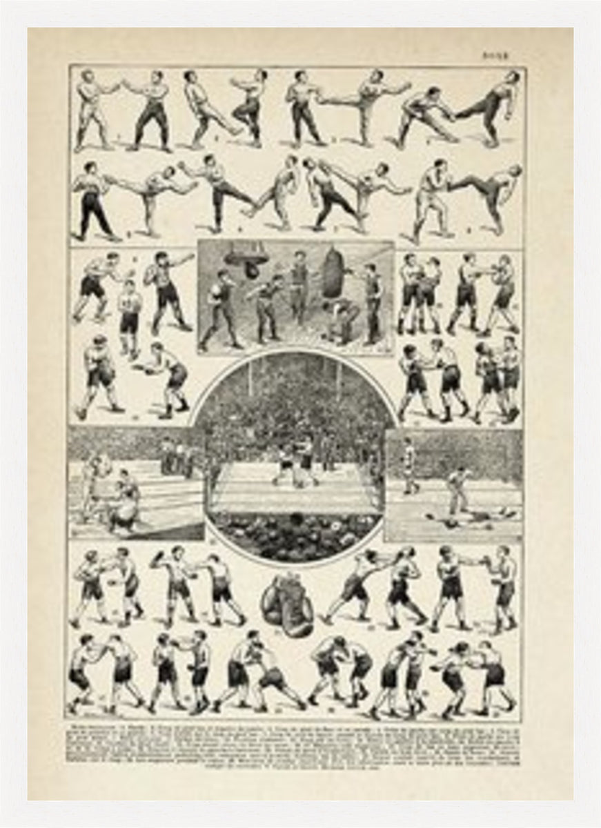 Vintage Boxing Chart | – Free Mile Style